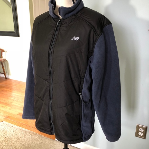 New Balance | Jackets & Coats | New Balance Fleece And Quilted Jacket ...